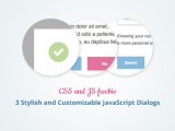 Freebie 3 Stylish And Customizable Javascript Dialogs Tutorialzine