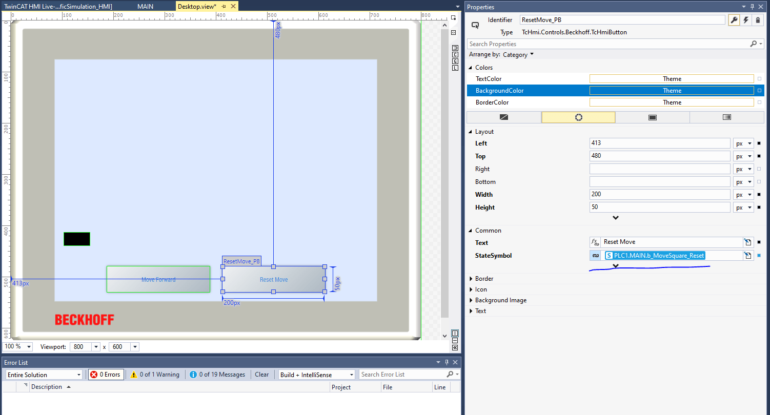 Creating A Moving Object On Hmi Screen Using The Transform Attribute Knowledge Base