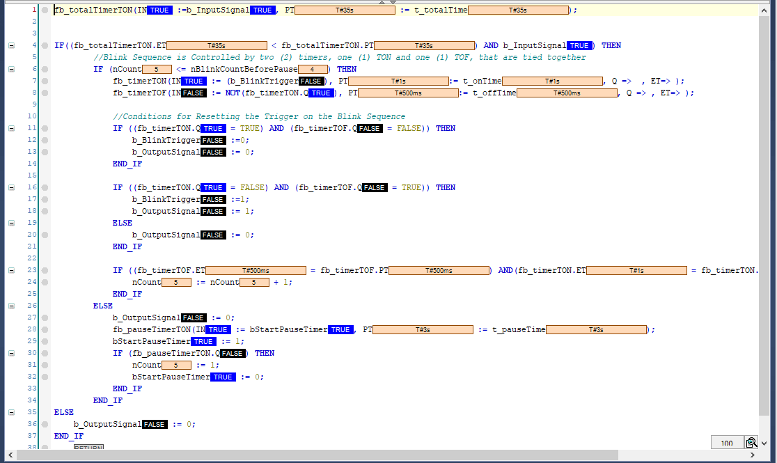 Custom Flash Timer Plc Programming Challenge Twincontrols Forum