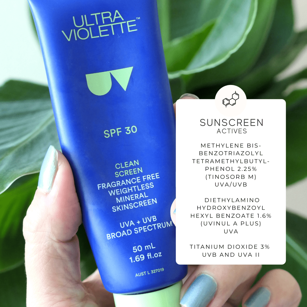 Ultra Violette Clean Screen SPF30 review - twindly beauty blog