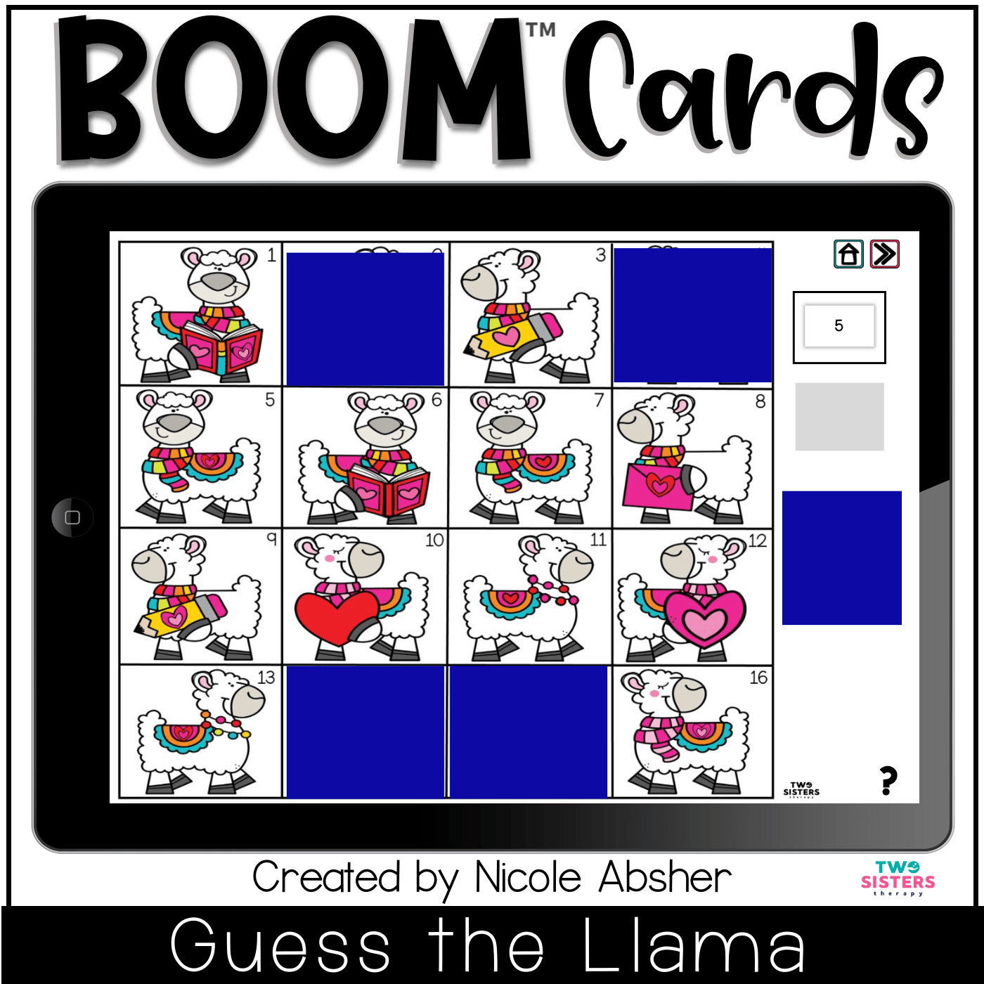Guess the Llama Valentine's Day Boom Cards™ Guessing Game - Two Sisters ...