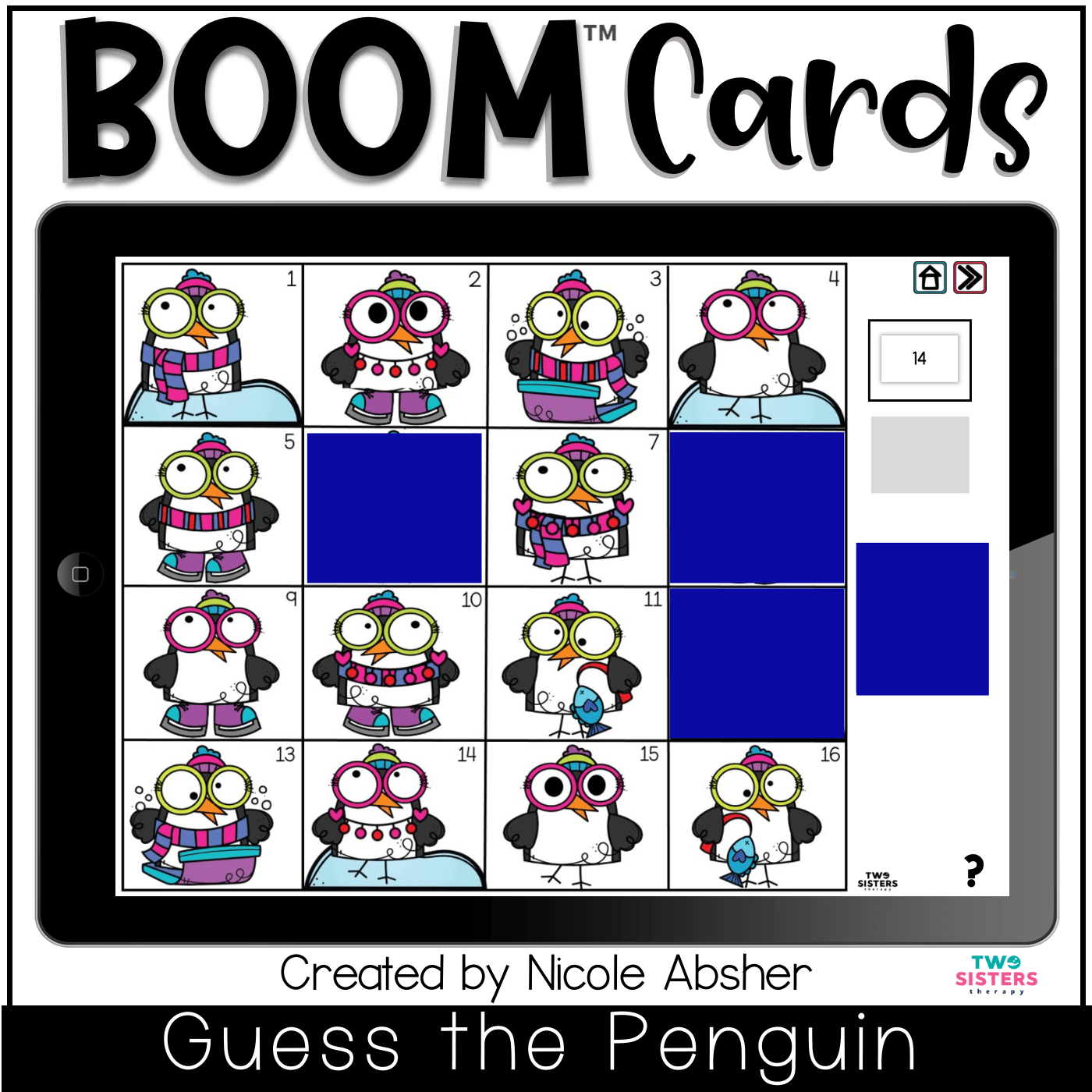 Guess the Penguin Boom Cards™ Guessing Game for Speech Therapy - Two ...