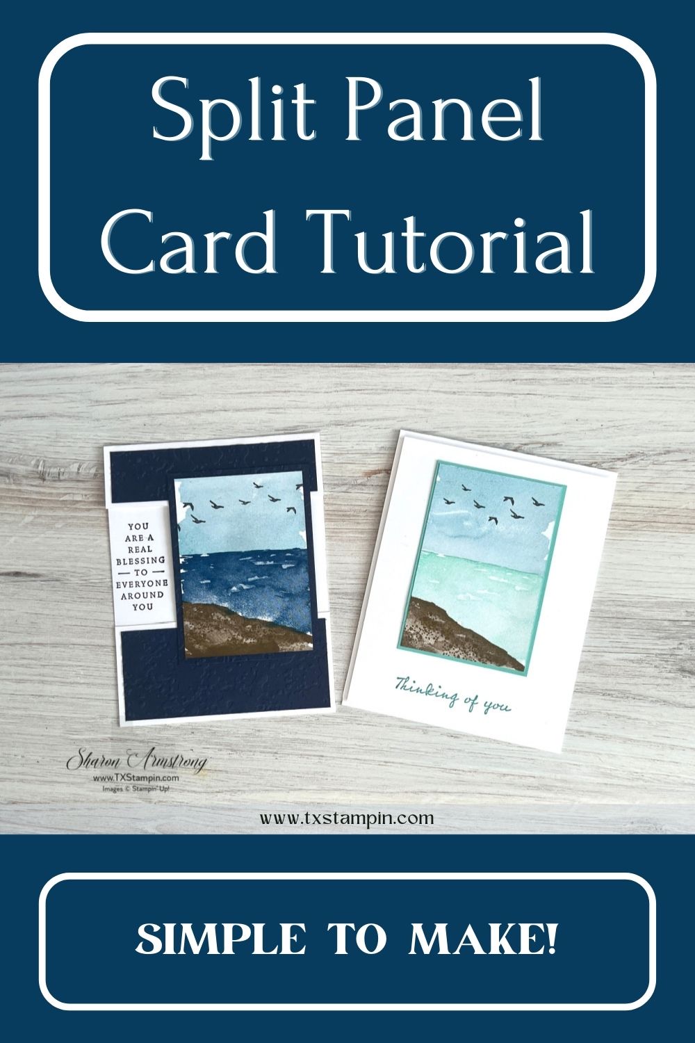 Split Panel Card: Can You Believe It's SO Easy To Make?!