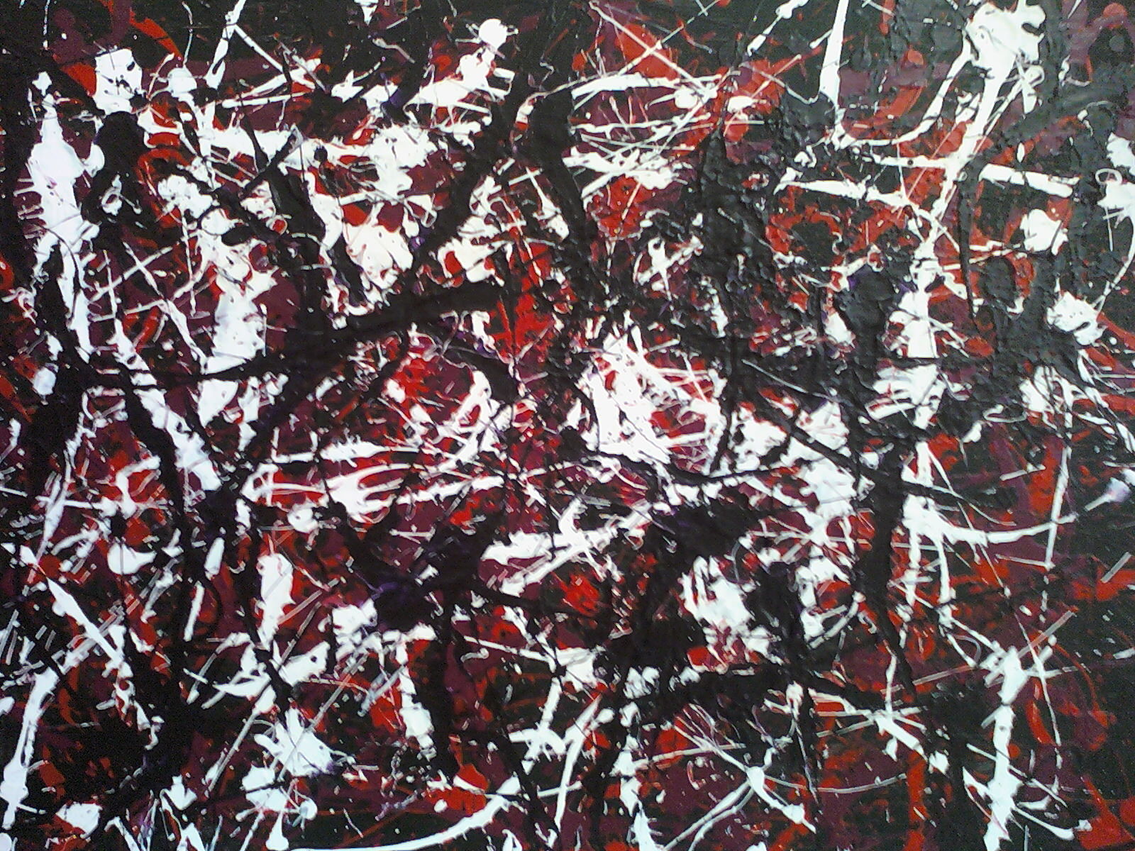 My Own Pollock-Inspired Artwork | the tyler nicholas project