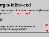 Css 筆記 Logical Properties 中的 Margin Inline End