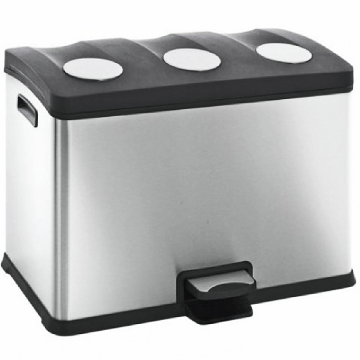36L RECYCLE BIN,3 COMPARTMENTS, 111109766 - Gulf Center for Cleaning ...