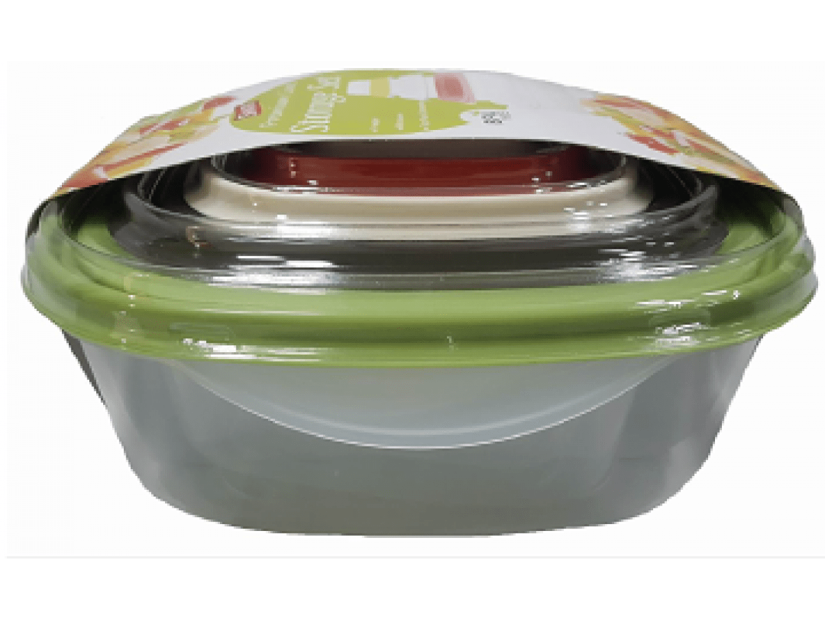 STORAGE BOX SQUARE SHAPE SET 5 PIECES, SANTA, 806574111322 - Uaeclean