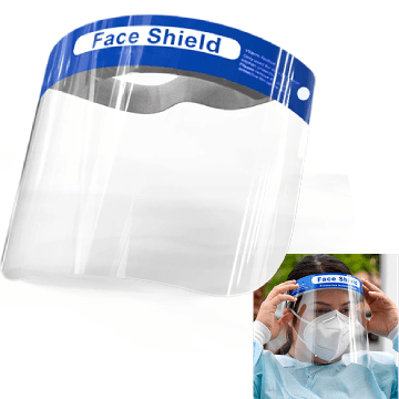 FACE SHEILD, CLEAR REUSABLE, AS-FSC - Uaeclean