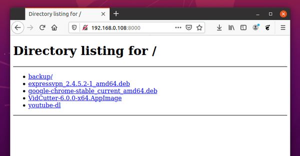 How To Quickly Setup Http File Server In Ubuntu 20 04 Open Source Society Malta - Premium Mountain Art Gallery - Desktop