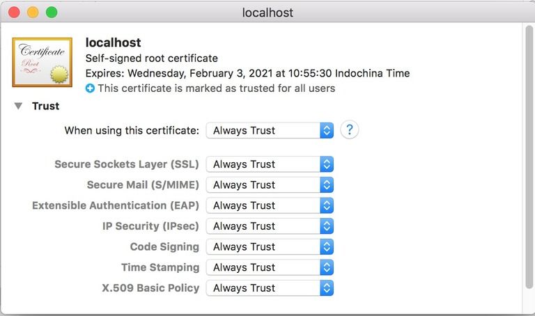 Macos Create Localhost Ssl Certificate To Setup Https