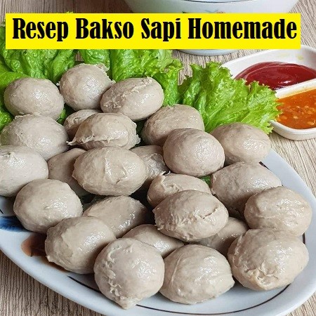 Resep Bakso Sapi Homemade Enak dan Kenyal - UENAAK.COM