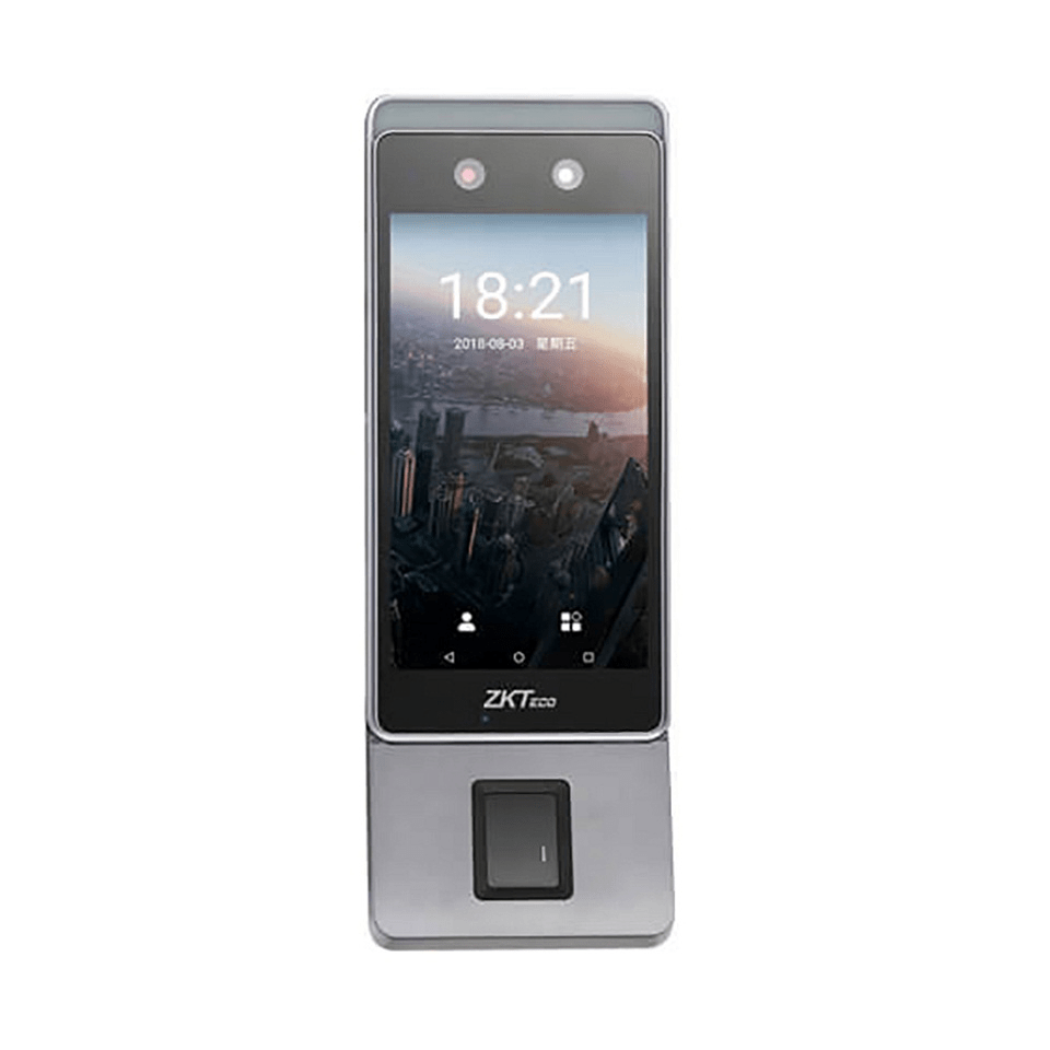 ZKTeco Wireless Facial Recognition Time Attendance Terminal - Ultra ...