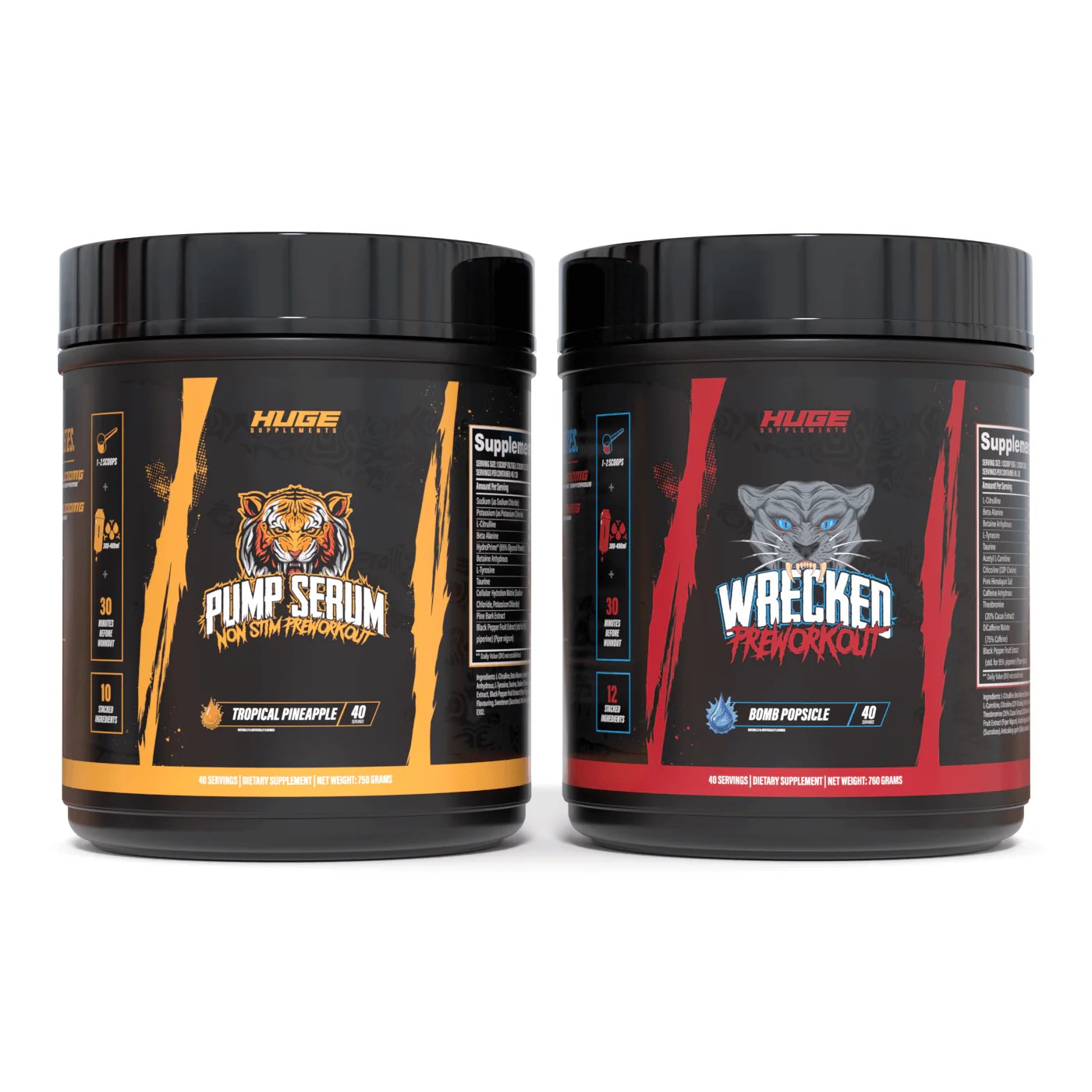 Pre Workout Stack Wrecked Pump Serum