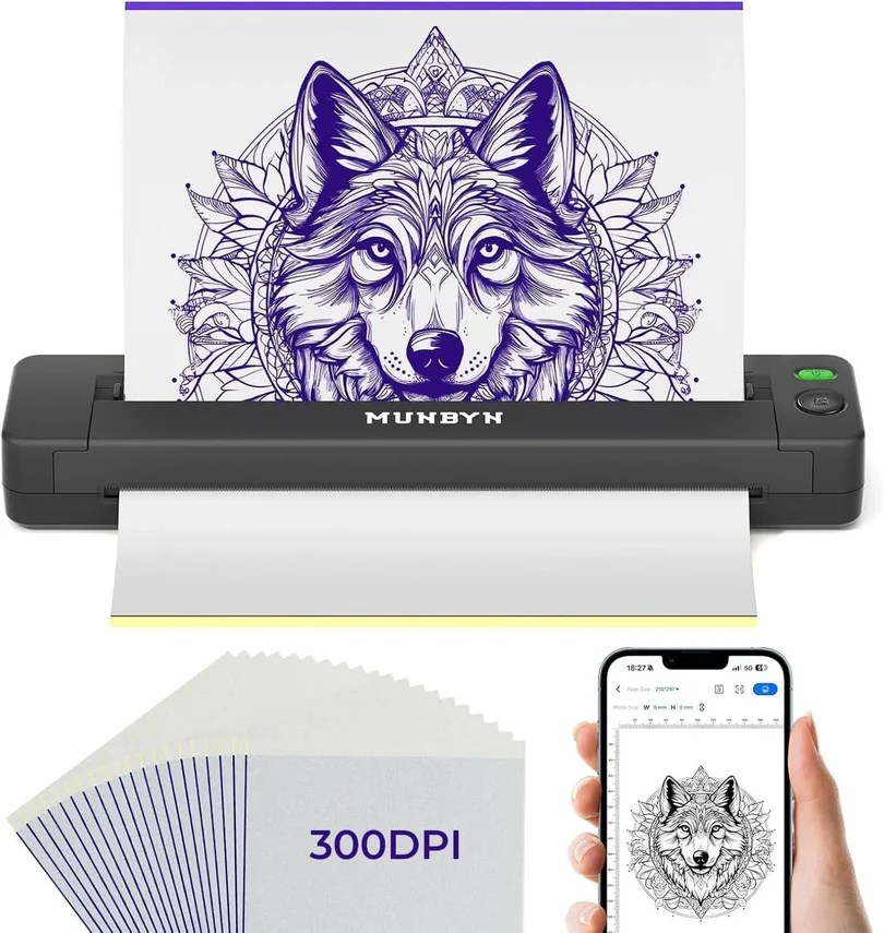 Munbyn Bluetooth Thermal Printer P130b