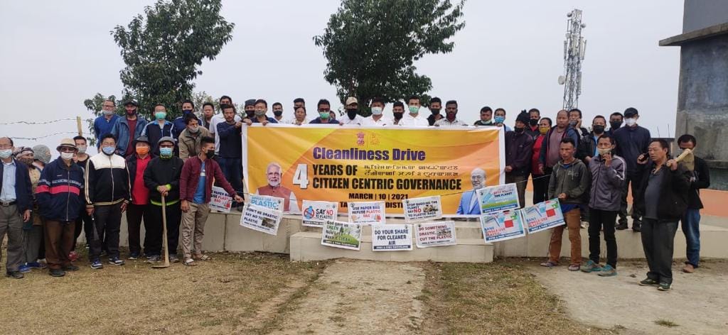 Cleanliness Drive held to mark 4 Years of Citizen-Centric Governance