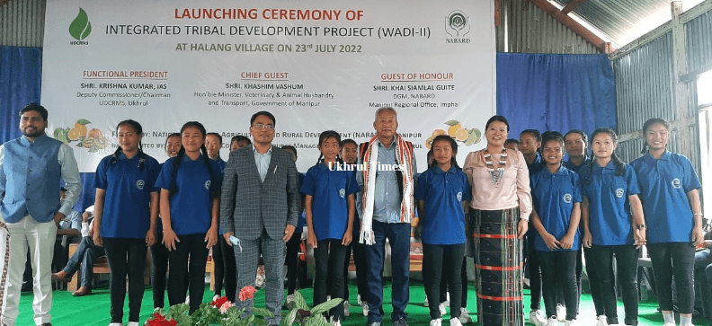 Cabinet Minister Khashim Vashum launched TDF Project -WADI
