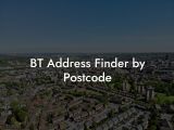 Bt Address Finder By Postcode