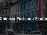 Chinese Postcode Finder