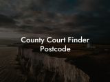 County Court Finder Postcode