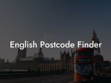 English Postcode Finder