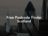 Free Postcode Finder Scotland