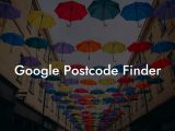 Google Postcode Finder