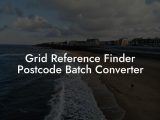 Grid Reference Finder Postcode Batch Converter Uk Postcode Database