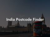 India Postcode Finder Uk Postcode Database Csv Mysql Postcodes