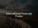 International Postcode Finder Uk Postcode Database Csv Mysql