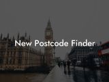 New Postcode Finder