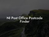 Ni Post Office Postcode Finder