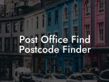 Post Office Find Postcode Finder