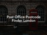 Post Office Postcode Finder London