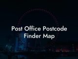 Post Office Postcode Finder Map