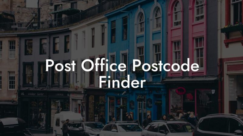 Post Office Postcode Address Finder - Geometric Images - Professional 8K Collection