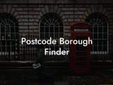 Postcode Borough Finder