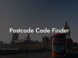 Postcode Code Finder