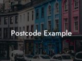 Postcode Format