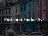 Postcode Finder Ayr