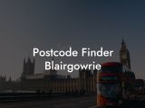 Postcode Finder Blairgowrie