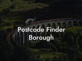 Postcode Finder Borough