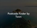 Postcode Finder By Town