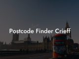 Postcode Finder Crieff