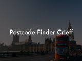 Postcode Finder Crieff