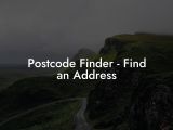 Postcode Finder Find An Address