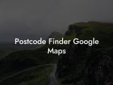 Postcode Finder Google Maps