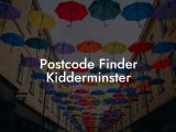 Postcode Finder Kidderminster