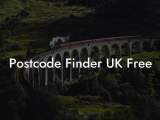 Postcode Finder Uk Free