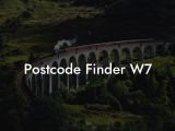 Postcode Finder W7