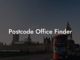 Postcode Office Finder